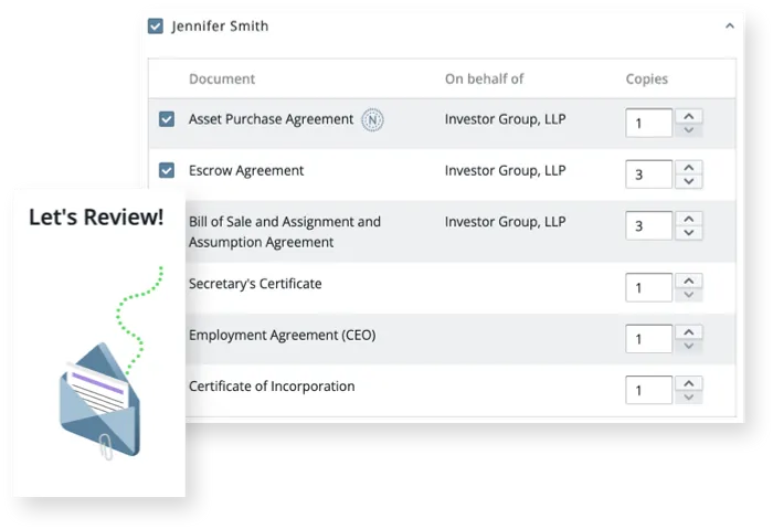 Signature Packets | SimplyAgree